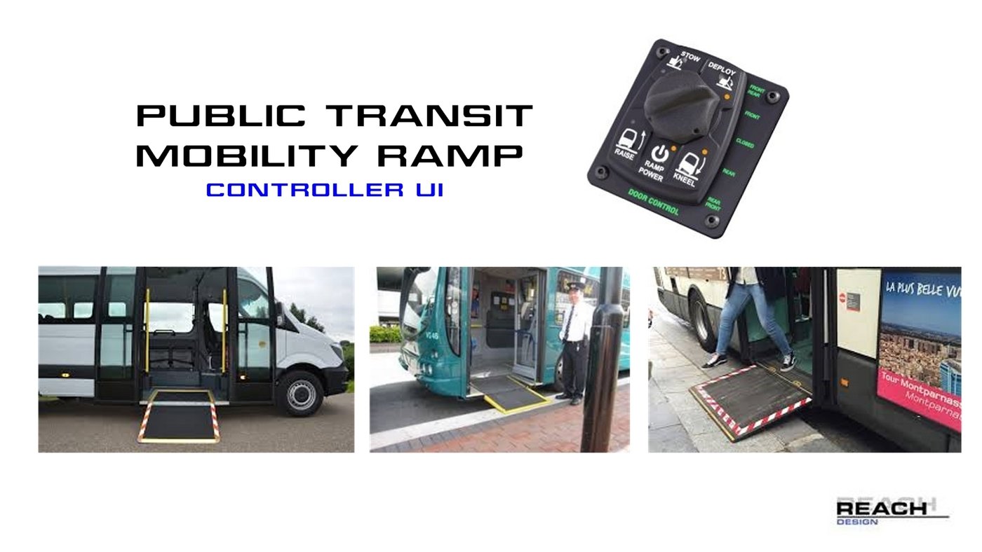 Bus Mobility Ramp Controller / UI by Todd Kauranen at Coroflot.com