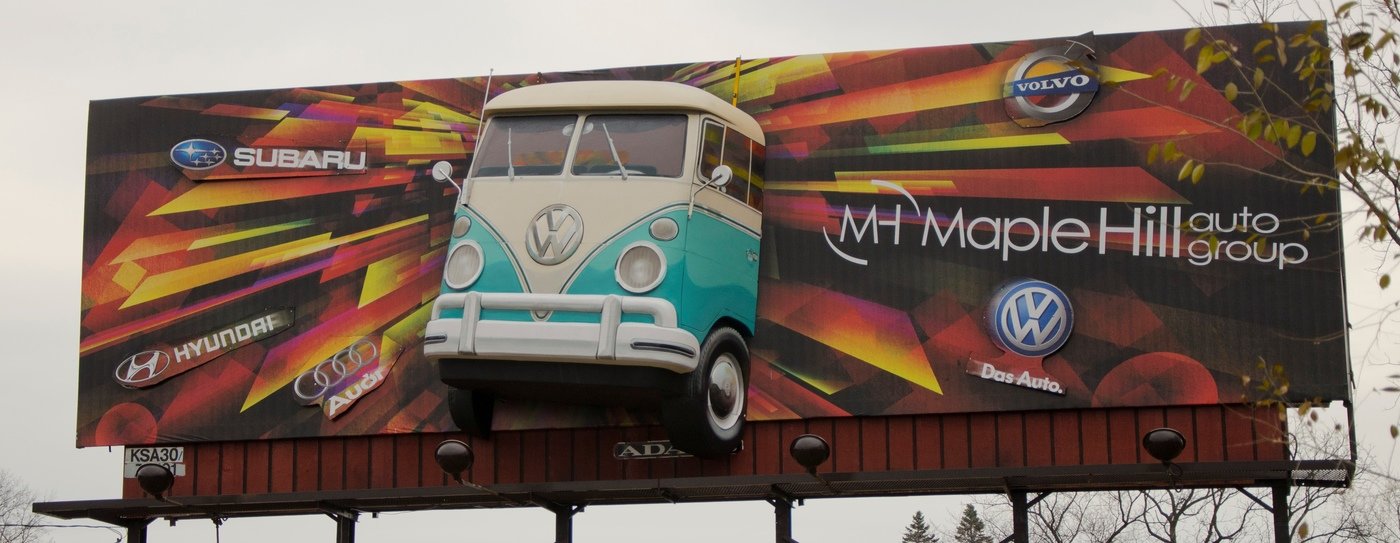 VW BUS BILLBOARD by Todd Kauranen at Coroflot.com