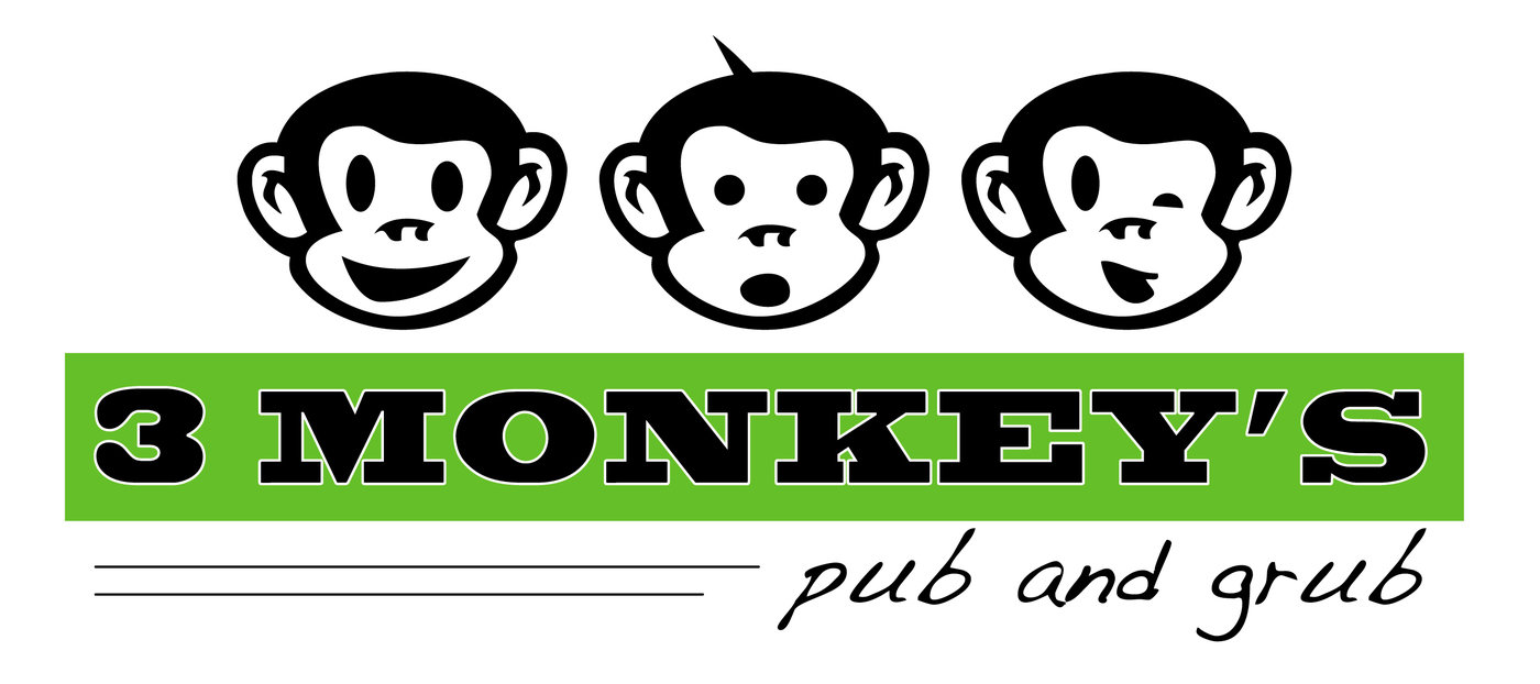 3 Monkeys Pub and Grub by Severyn Skoug at Coroflot.com