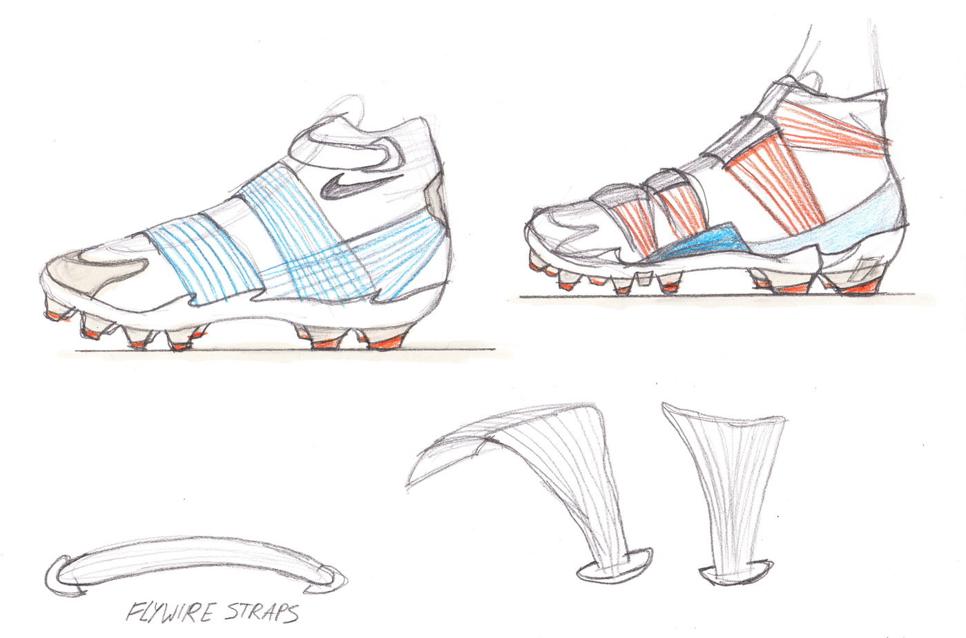 Senior Thesis Design Football Cleat by Michael Ryan Zaleta at Coroflot.com