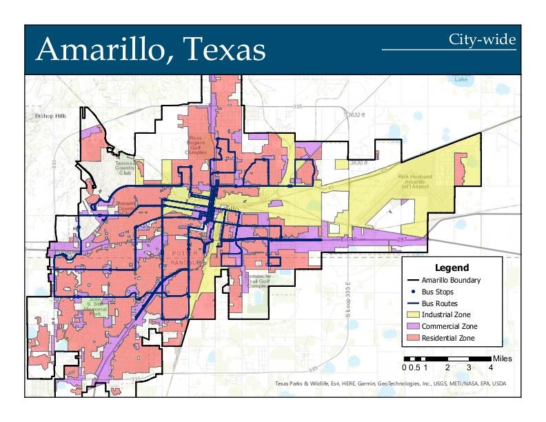 Geography 93 Course Project - Amarillo Transit Coverage and Proposal by ...