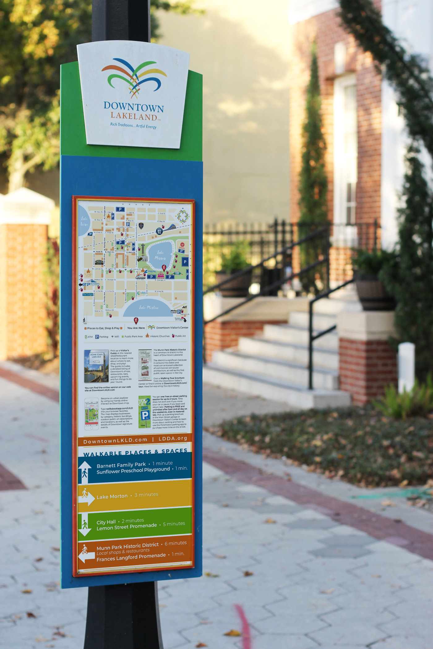 Lakeland Downtown Development Authority downtown wayfindingn signage by ...