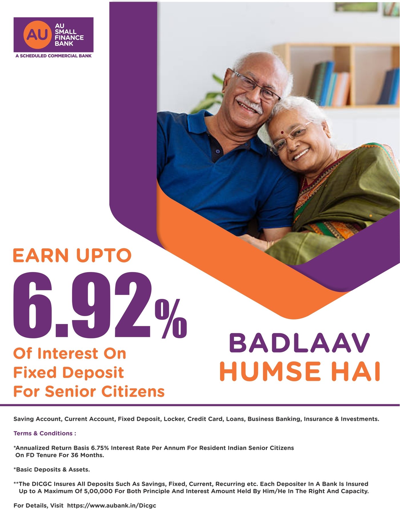 AD Design for AU Finance. by Rohit Sharma at Coroflot.com