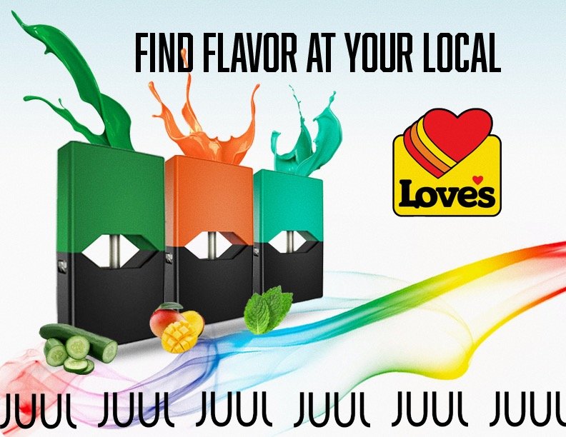 Love's JUUL Advertisement Project 2021 by Austin Ward at Coroflot.com