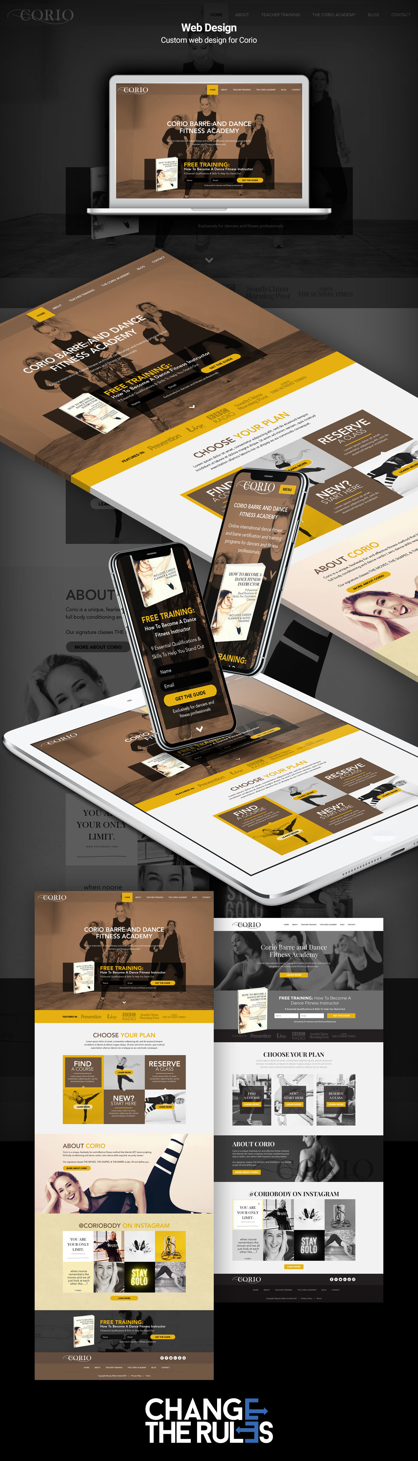 Web Design by Bernie Carpio at Coroflot.com