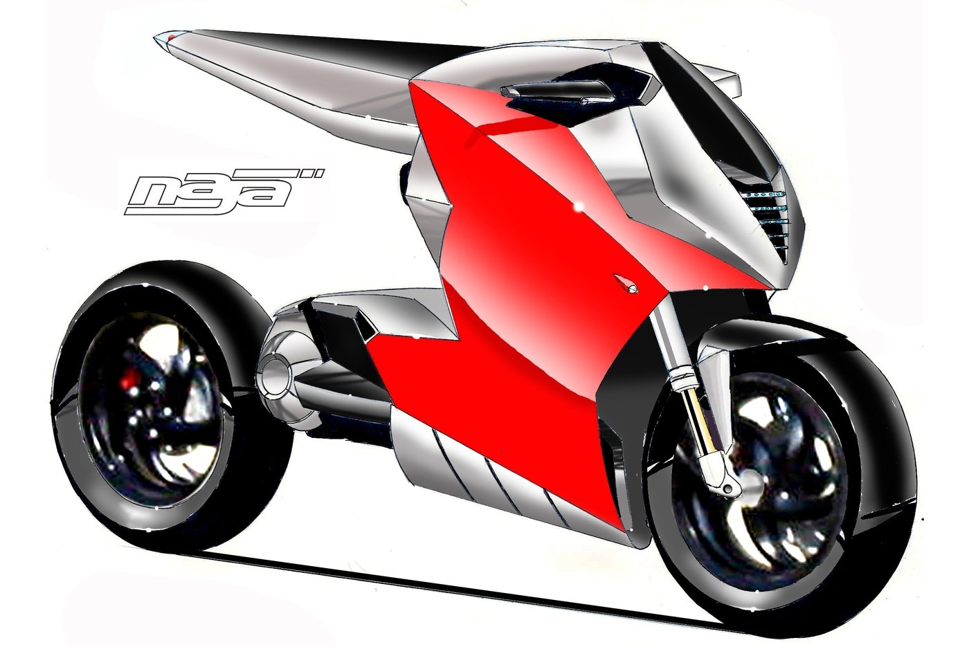 Concept scooter NAJA 2002 by Olivier Murro at Coroflot.com