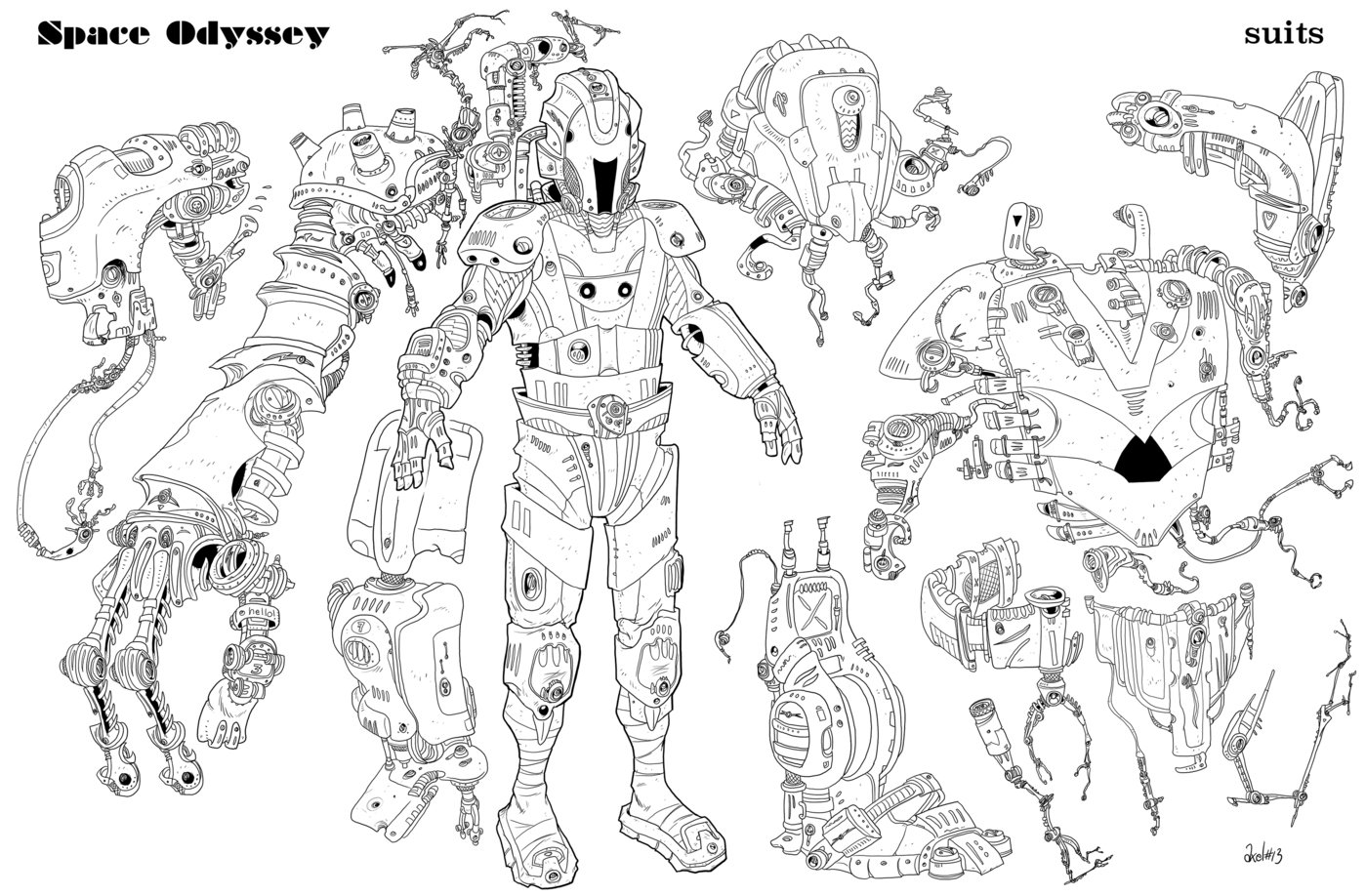 Character Design 6 by axel ortiz at Coroflot.com