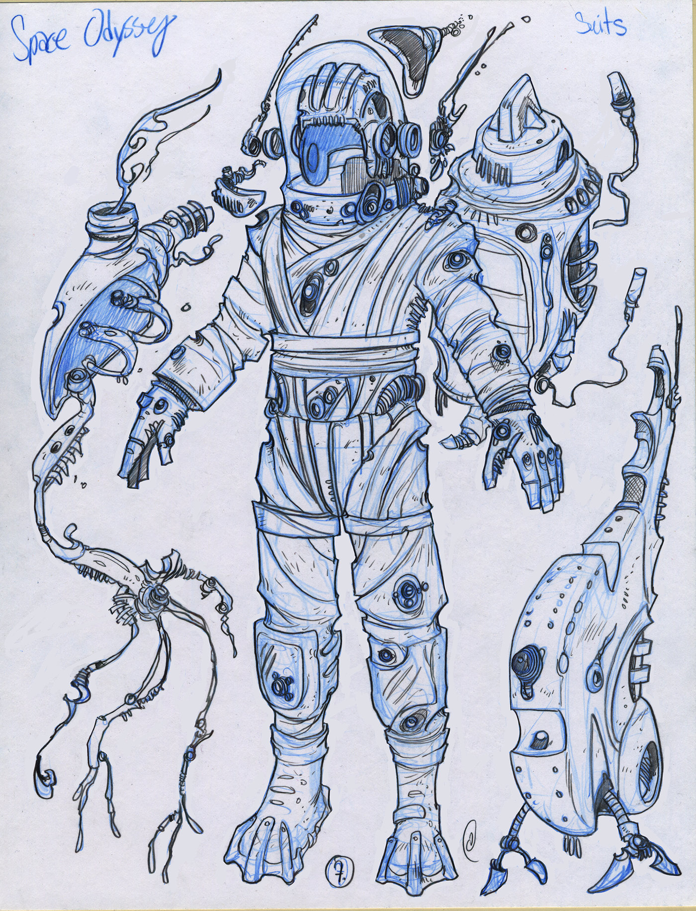 Character Design 6 by axel ortiz at Coroflot.com