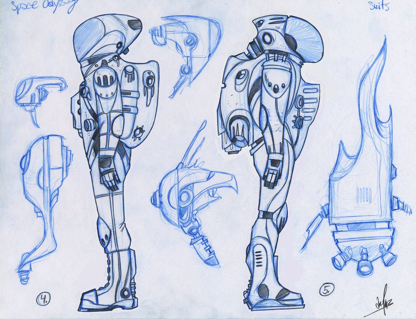 Character Design 6 by axel ortiz at Coroflot.com