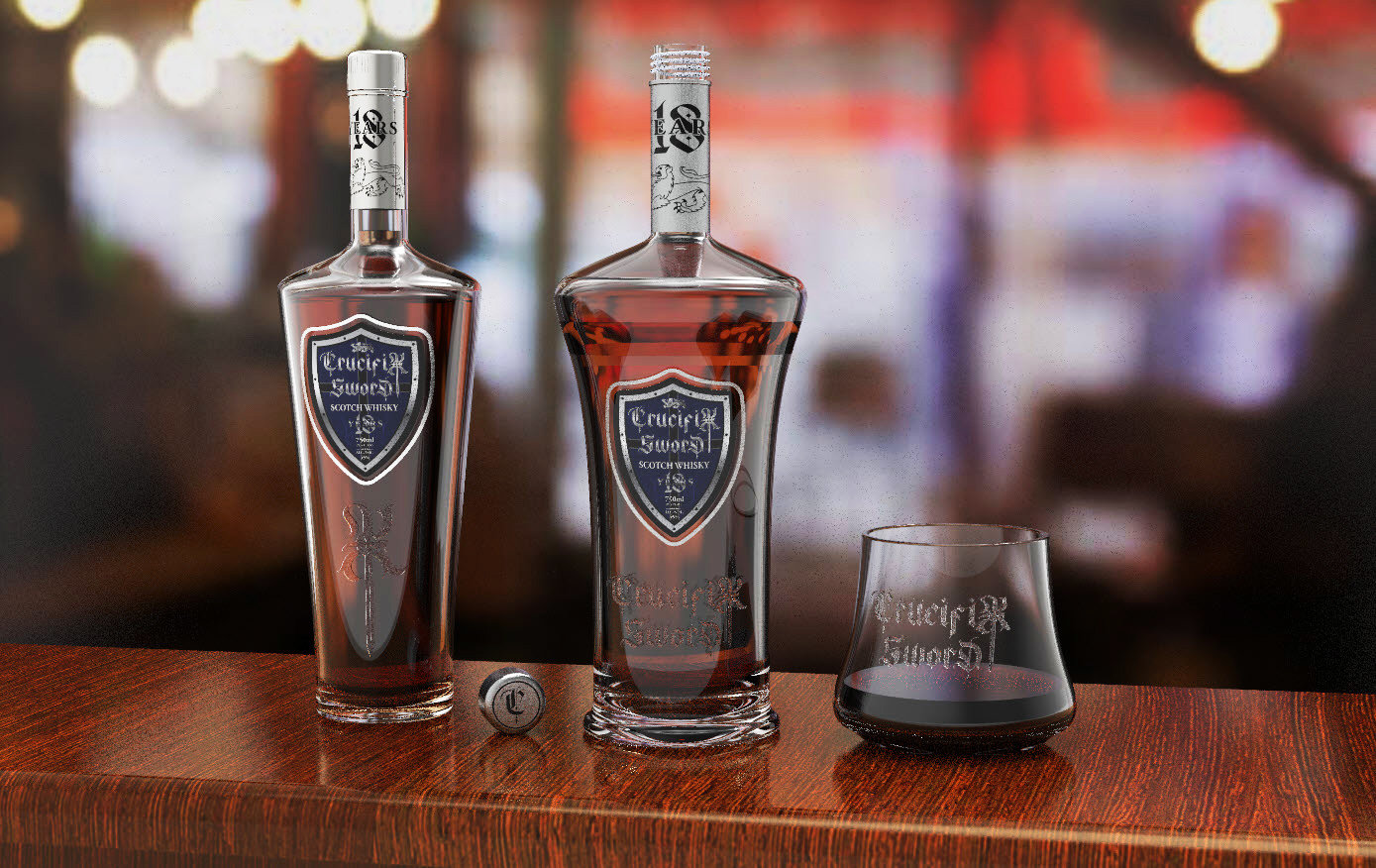Crucifix Sword Scotch Whiskey by Fadi M. Abul Husen at Coroflot.com