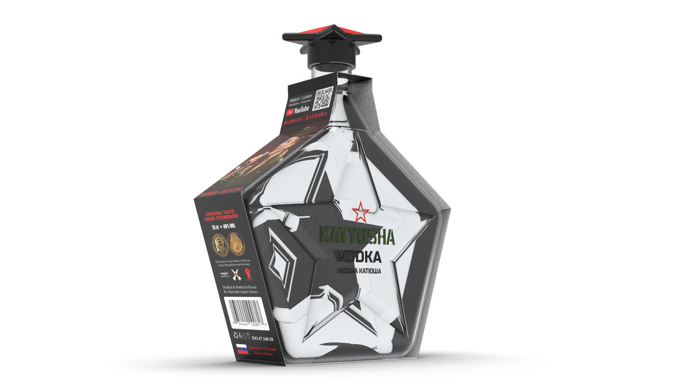 Katyusha Vodka Star – 75cl by Fadi M. Abul Husen at Coroflot.com