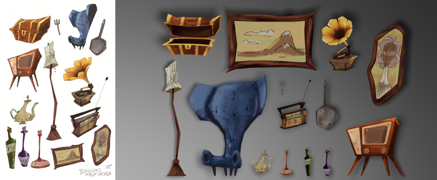 Prop Models: Blindsided Prop Design by Max Baron at Coroflot.com