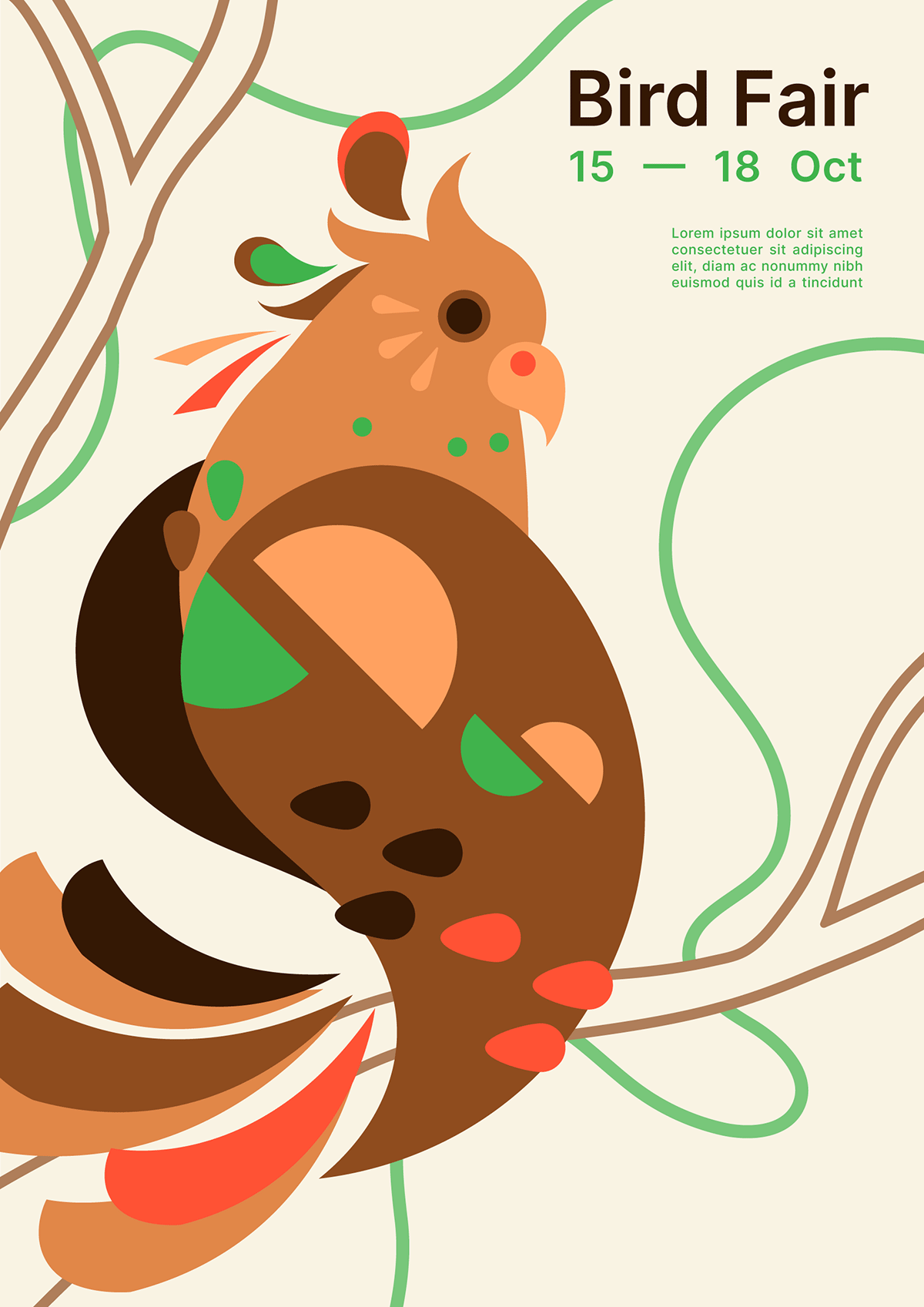 Bird Fair Posters by Sofija Nikolic at Coroflot.com