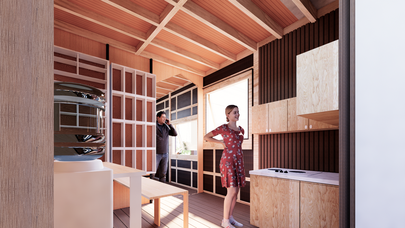 Sayembara Tiny House Viridi by Akhdiat Iqbal Maulana S.Ars at Coroflot.com