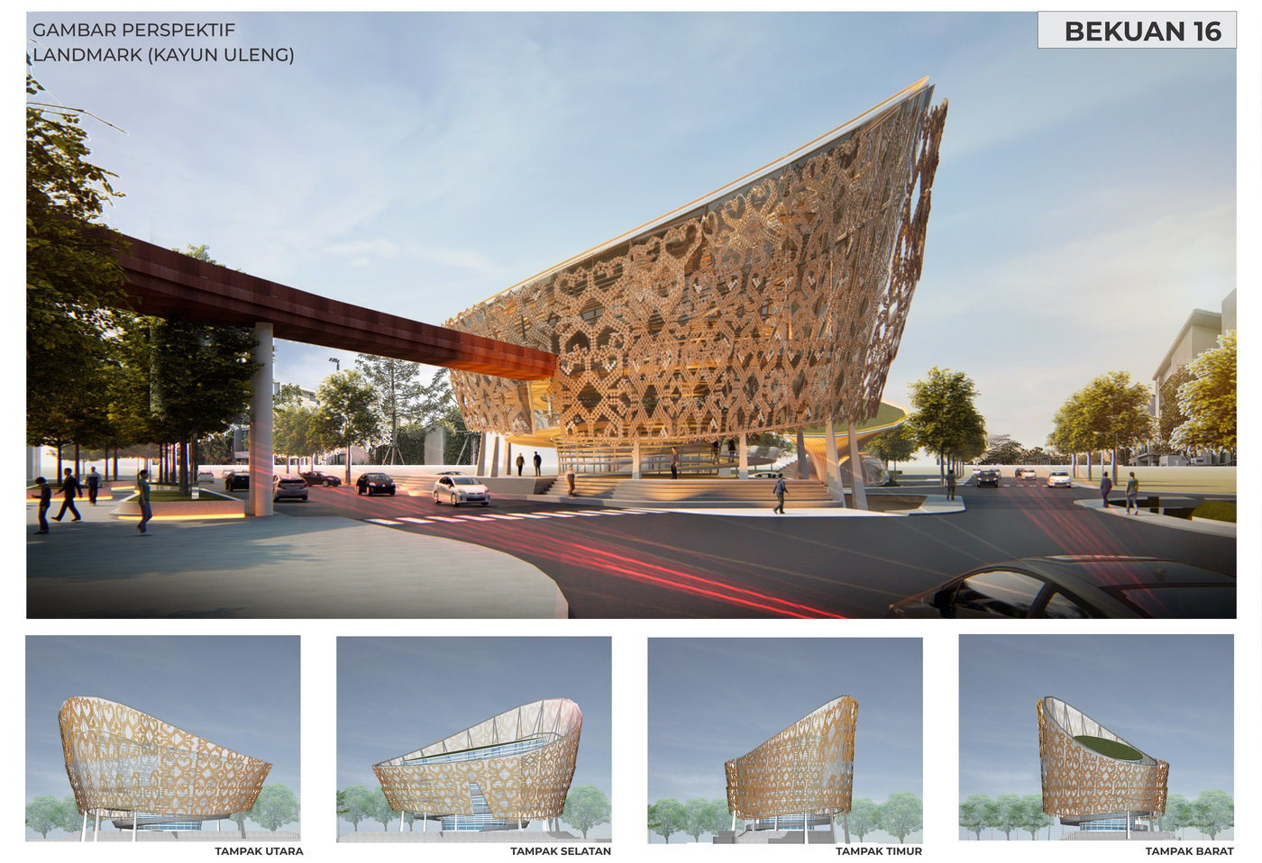 Sayembara Landmark Kota Balikpapan by Akhdiat Iqbal Maulana S.Ars at ...