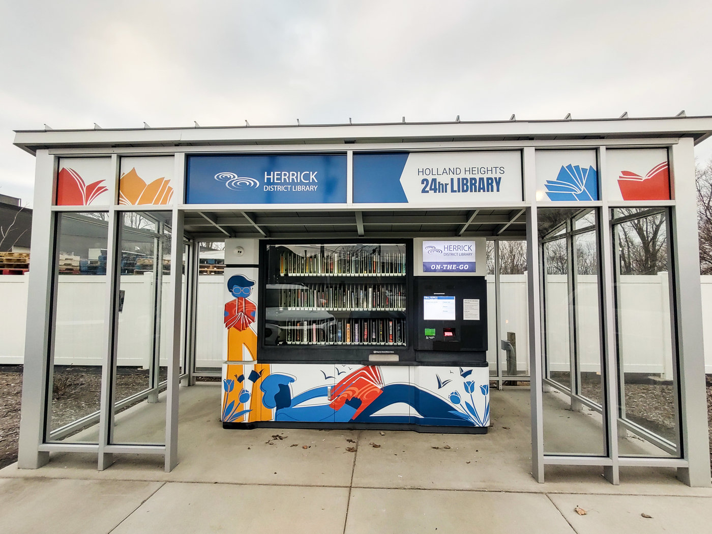Wrap Design for Herrick District Library's Book Vending Machines by ...