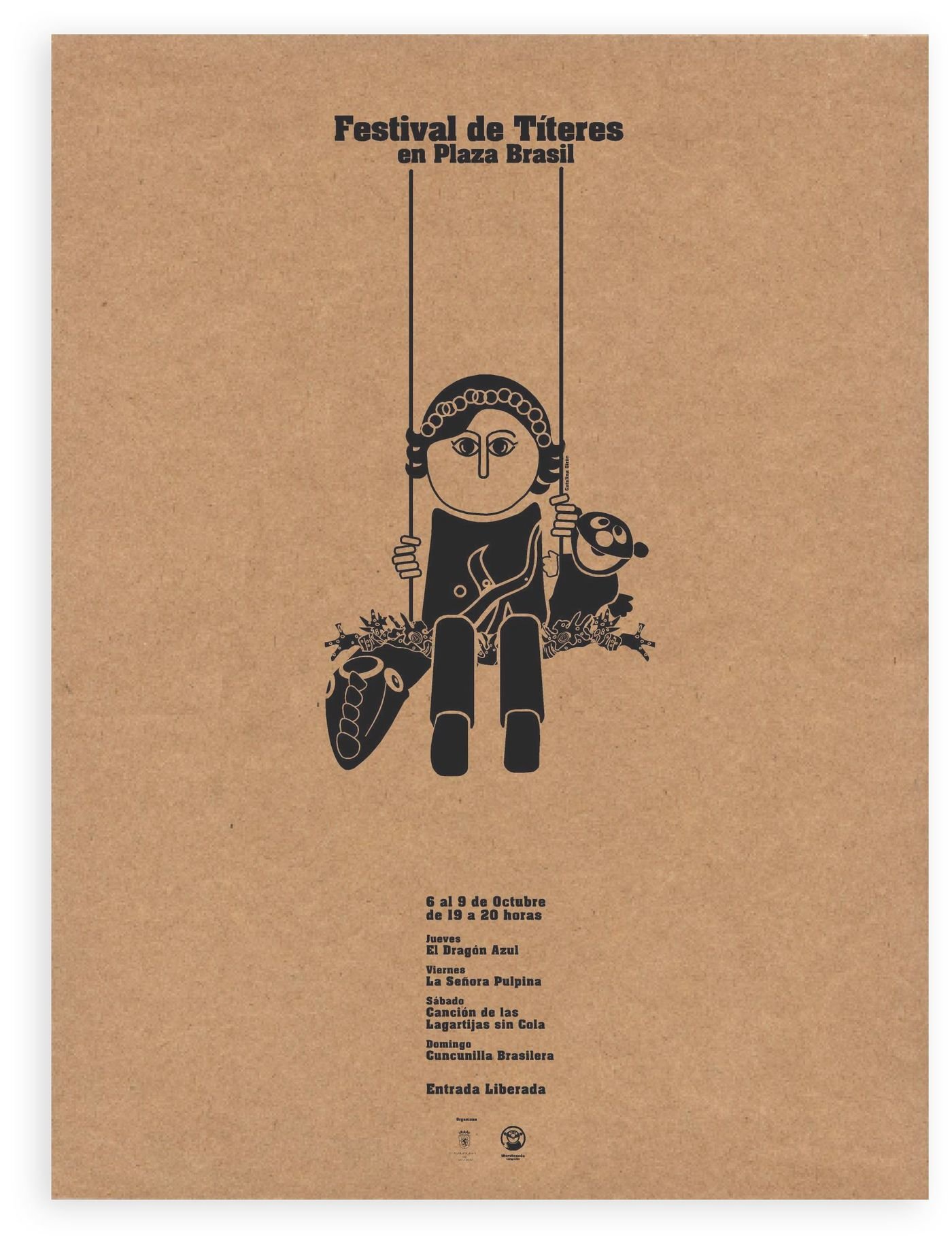 Plaza Brasil Puppet Show Poster and Invitation by Catalina Giron at ...