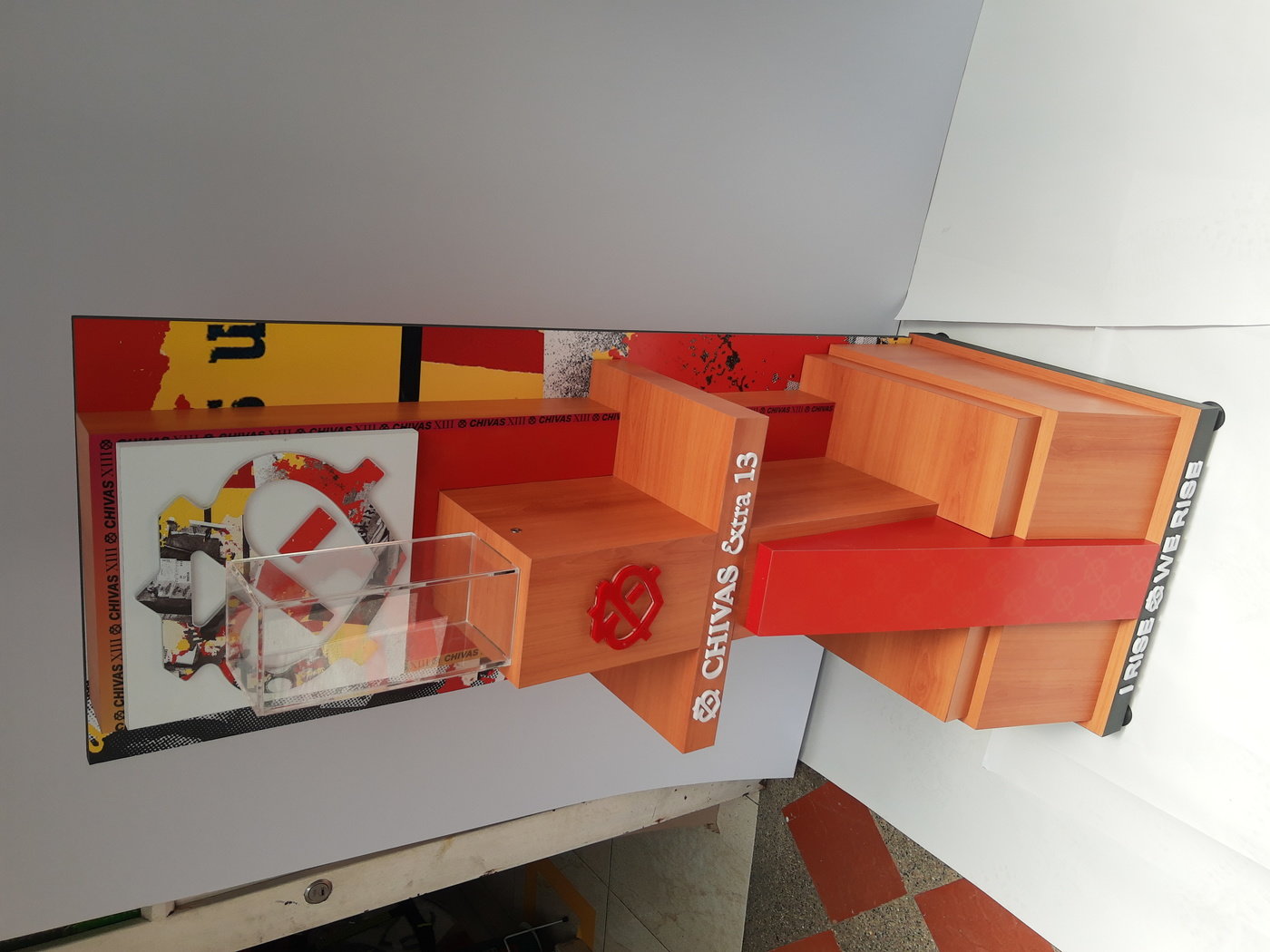 FLOOR STAND CHIVAS - PERNOD by Sergio Cabra Ibañez at Coroflot.com