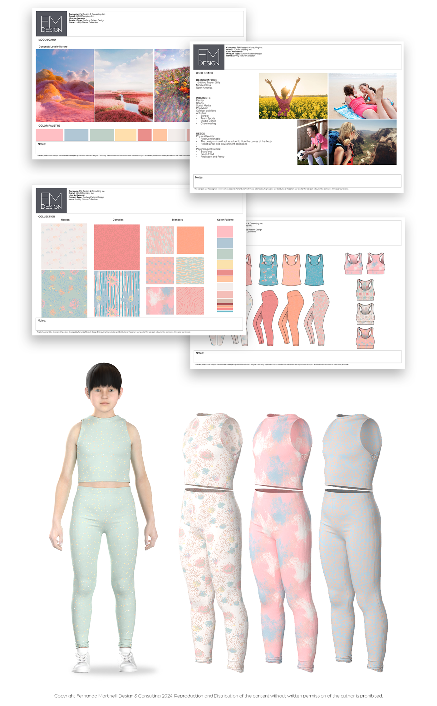 Tweens Activewear by Fernanda Martinelli at Coroflot.com