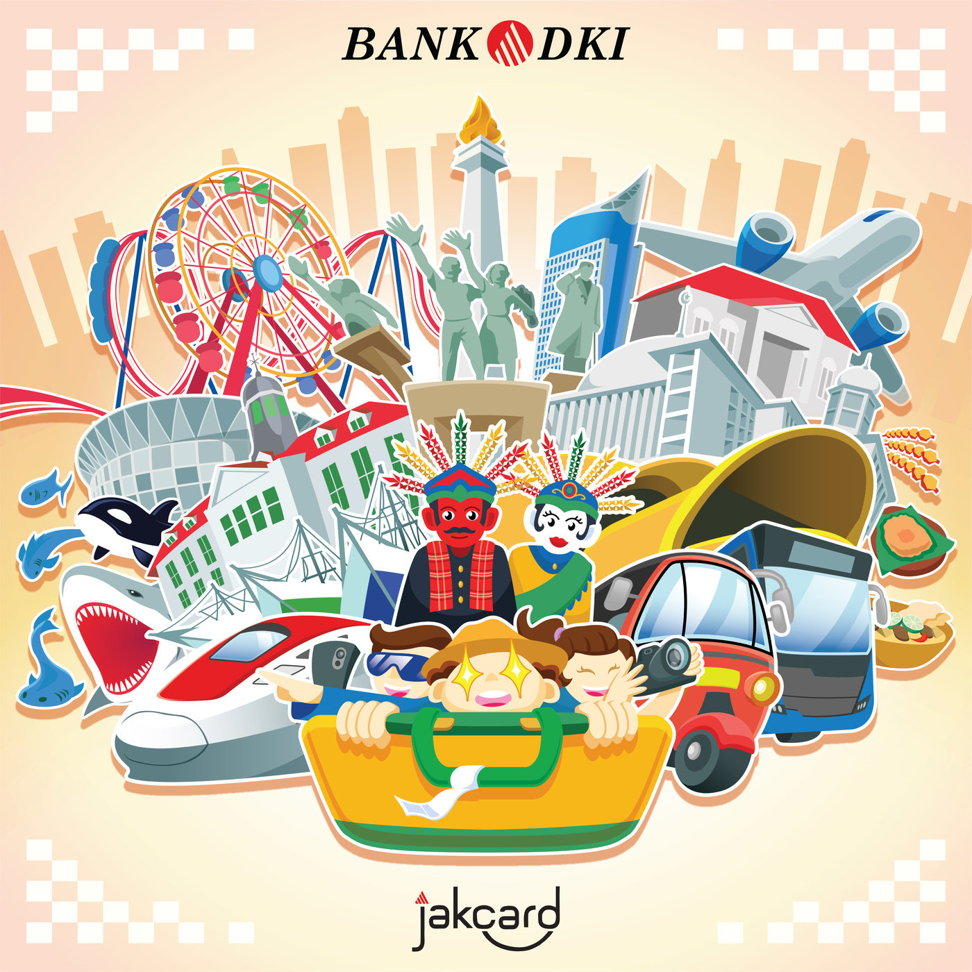 Jakcard Bank DKI Design "Kejutan Kota Jakarta" by Archie Taftazani Azra ...