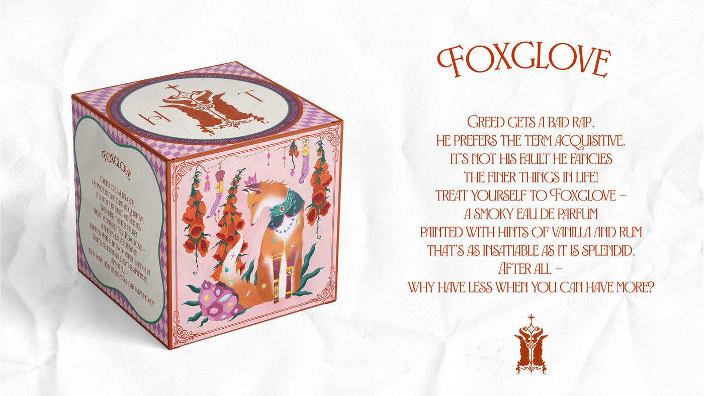 Houndstooth - Fragrance Packaging Design by Alicia Phen at Coroflot.com