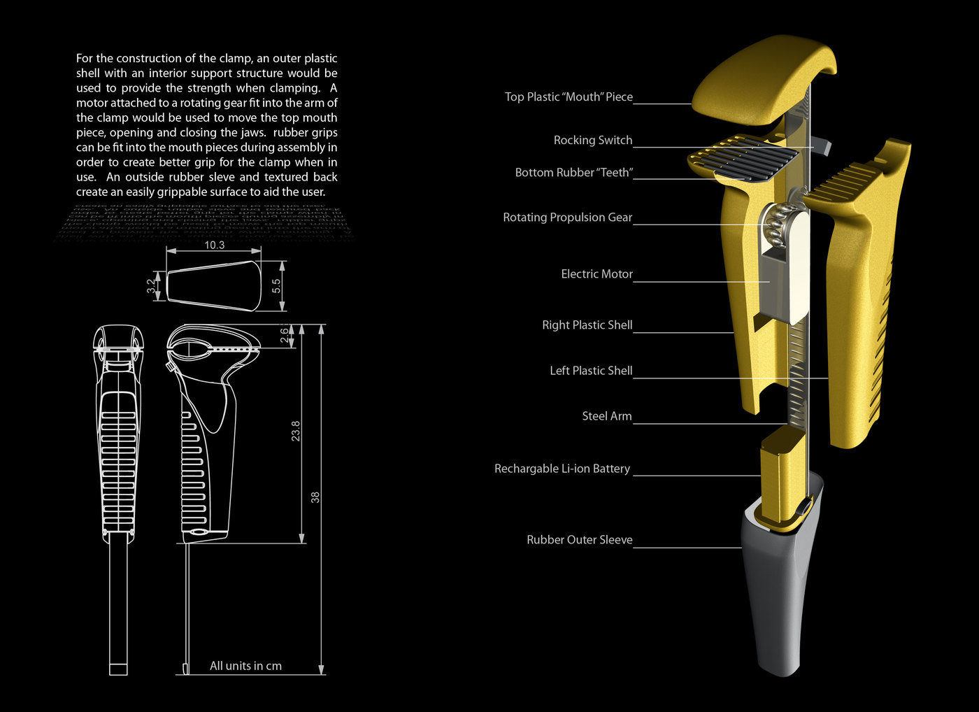 Clamp Design by Scott Van Zile at Coroflot.com