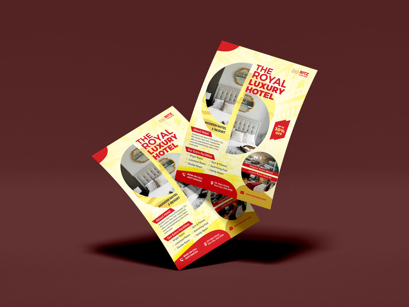 Flyer designs by Your Helping Hand at Coroflot.com