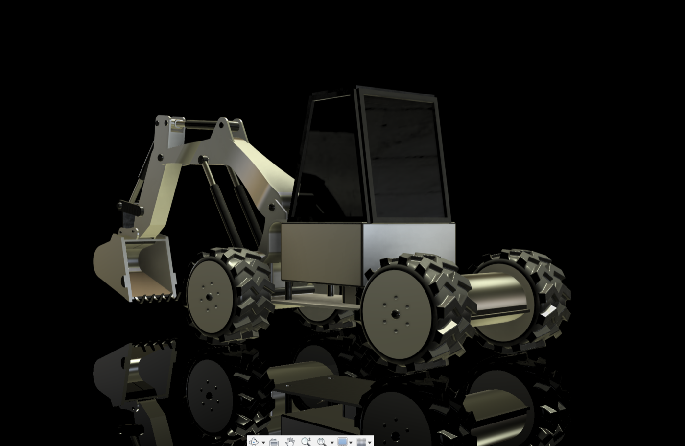 Compact Excavator Design by Rahul Chandran M. at Coroflot.com