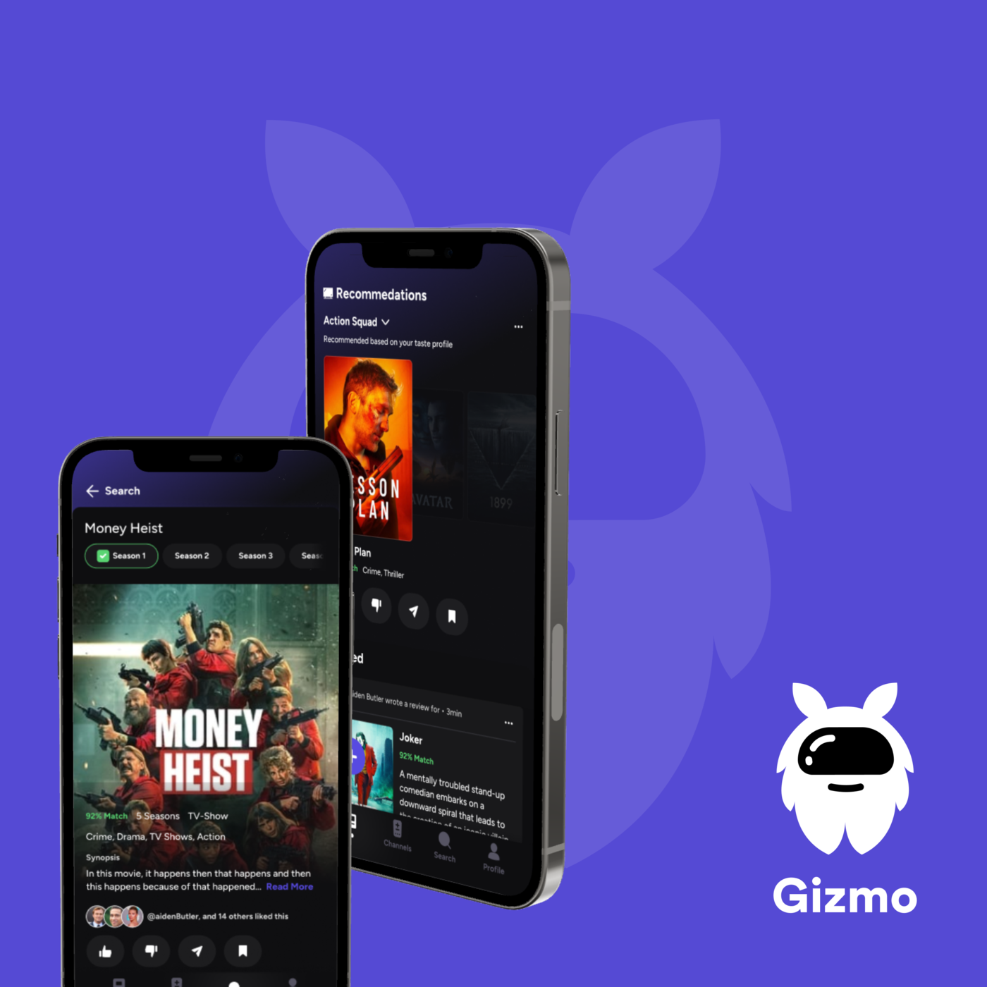 Gizmo, Mobile App Design by San Hazare at Coroflot.com
