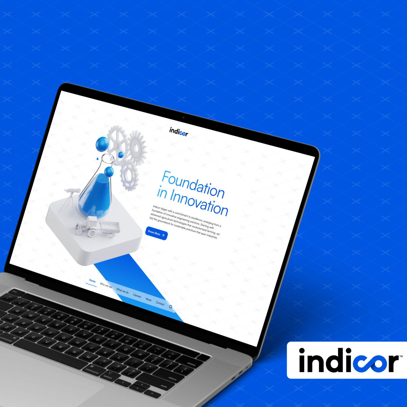 Indicor, Web Design by San Hazare at Coroflot.com