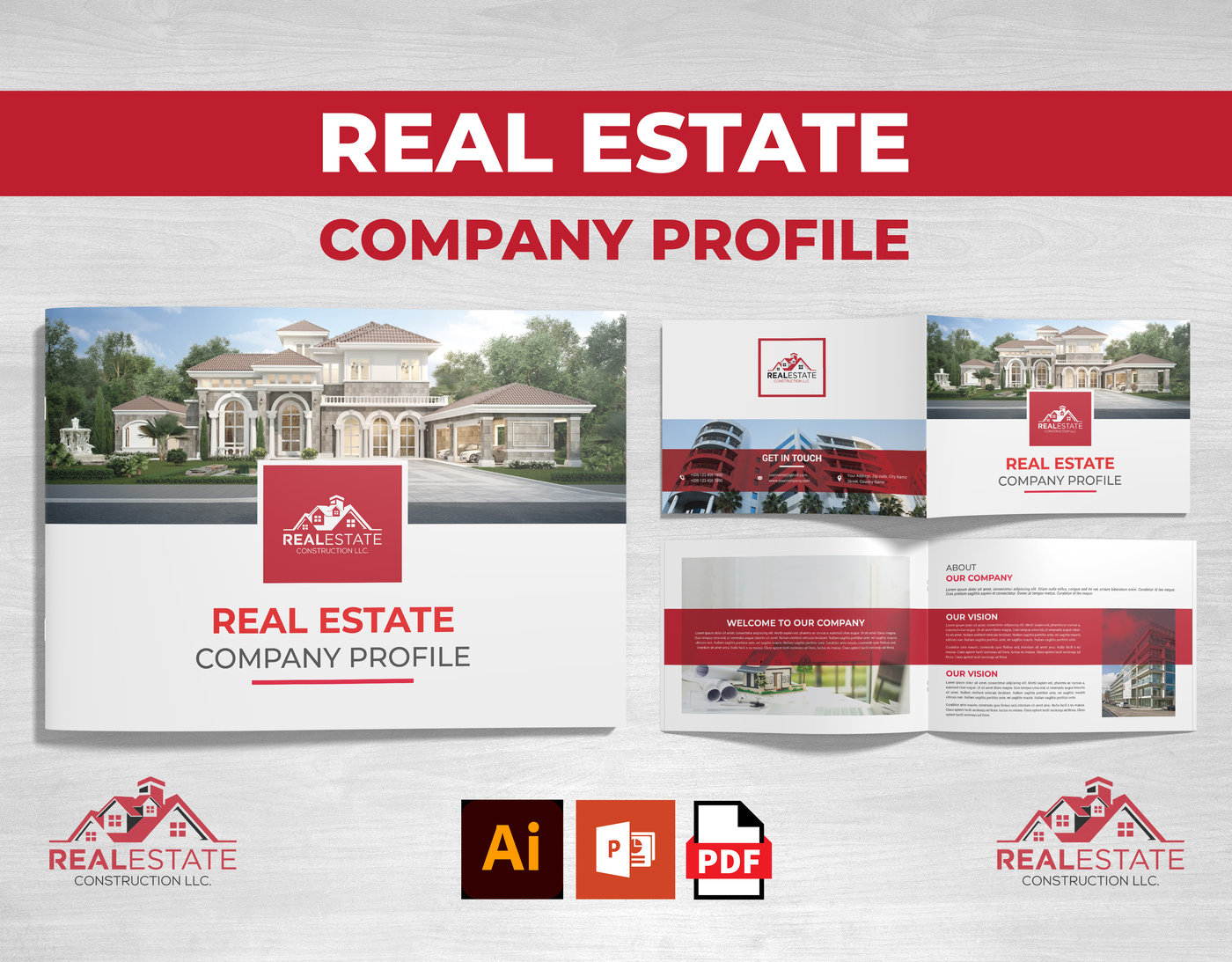 Real Estate Construction Company Profile by Designapj (by Anik Paul ...