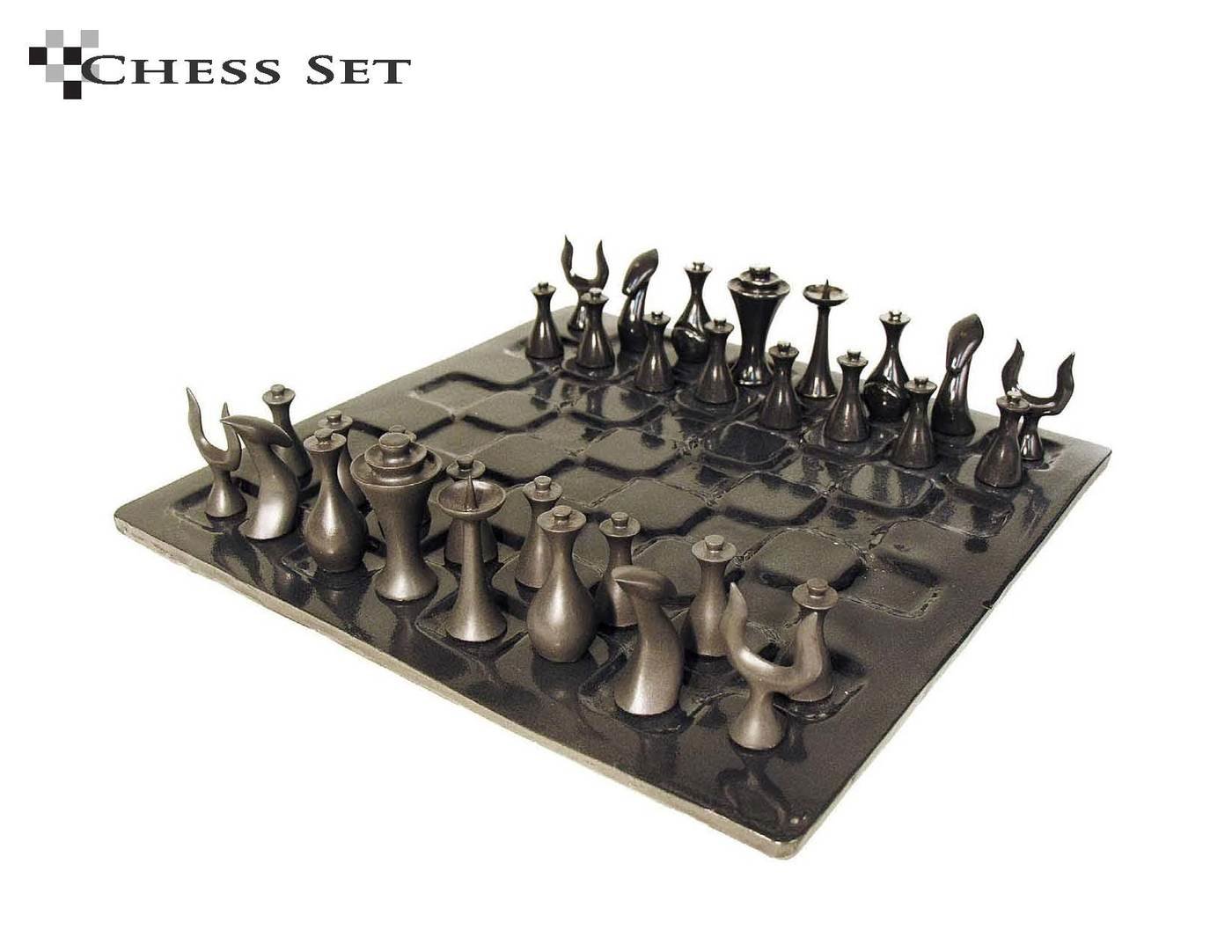 Ceramic Chess Set by Wesley Tong at Coroflot.com
