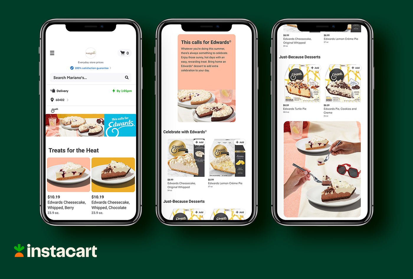 Edwards | Instacart Brand Pages by Danielle Agriopoulos at Coroflot.com