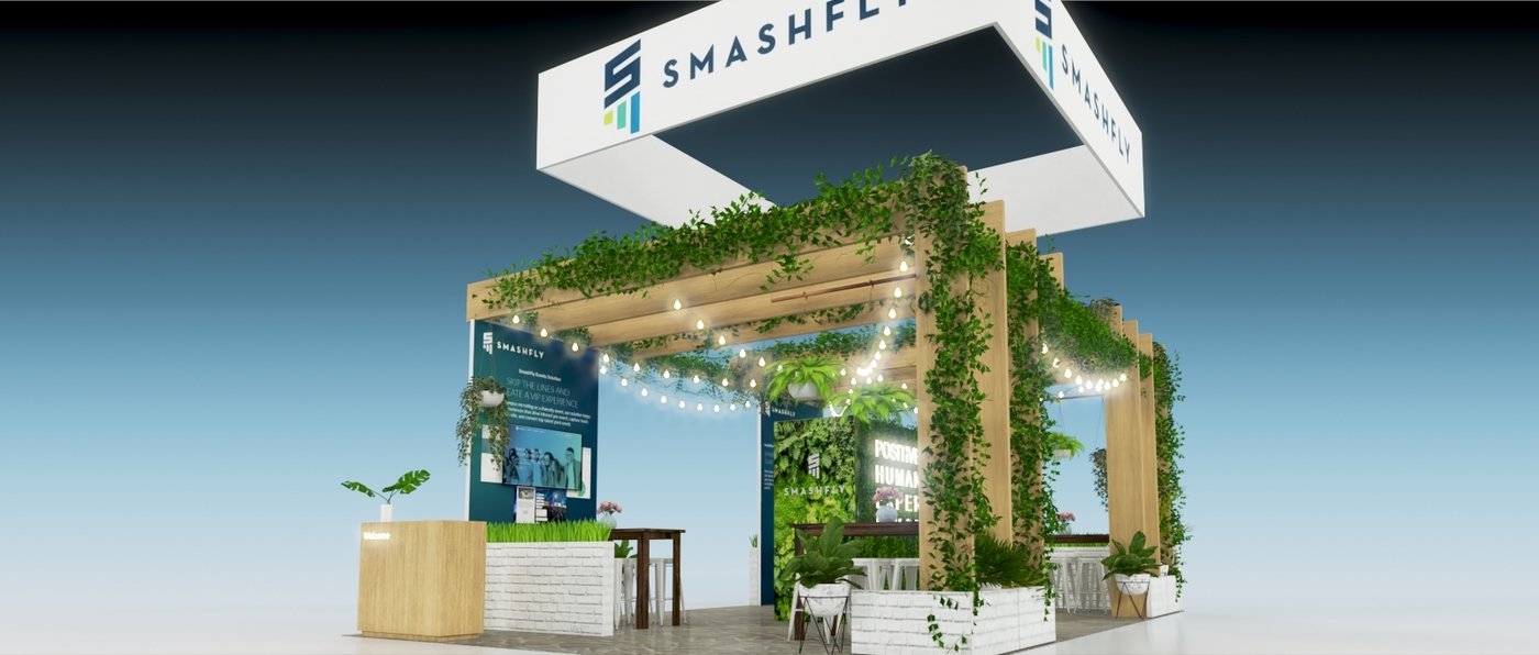 Smashfly - Exhibit design - @HRTech by Sarah Tisdale at Coroflot.com