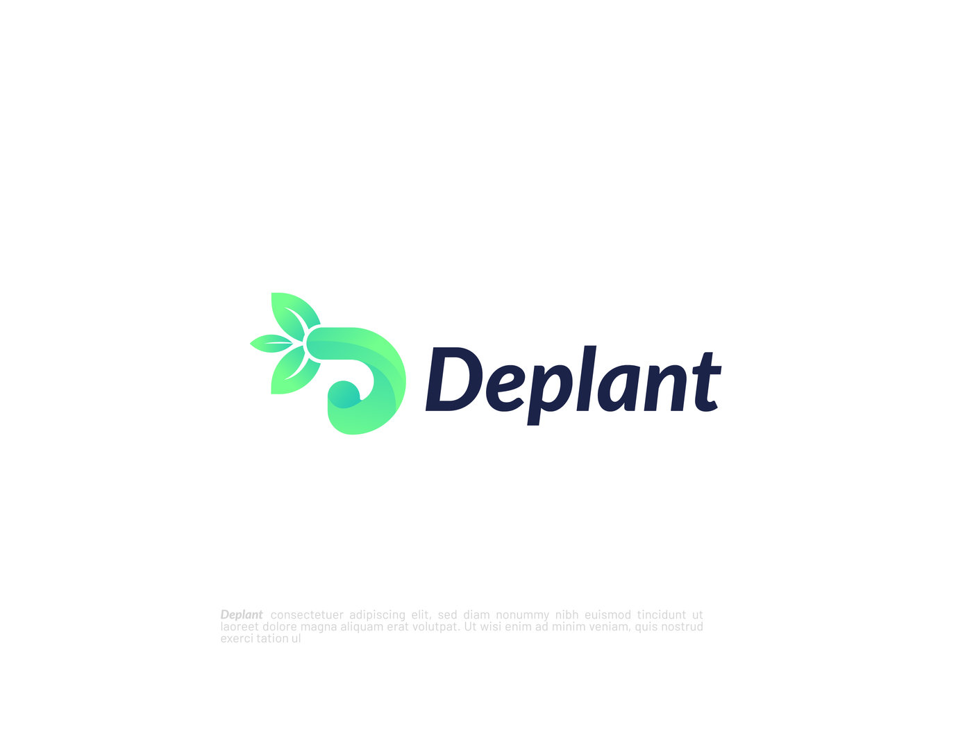 Deplant Logo and Identity design by MA Rakib Khan at Coroflot.com