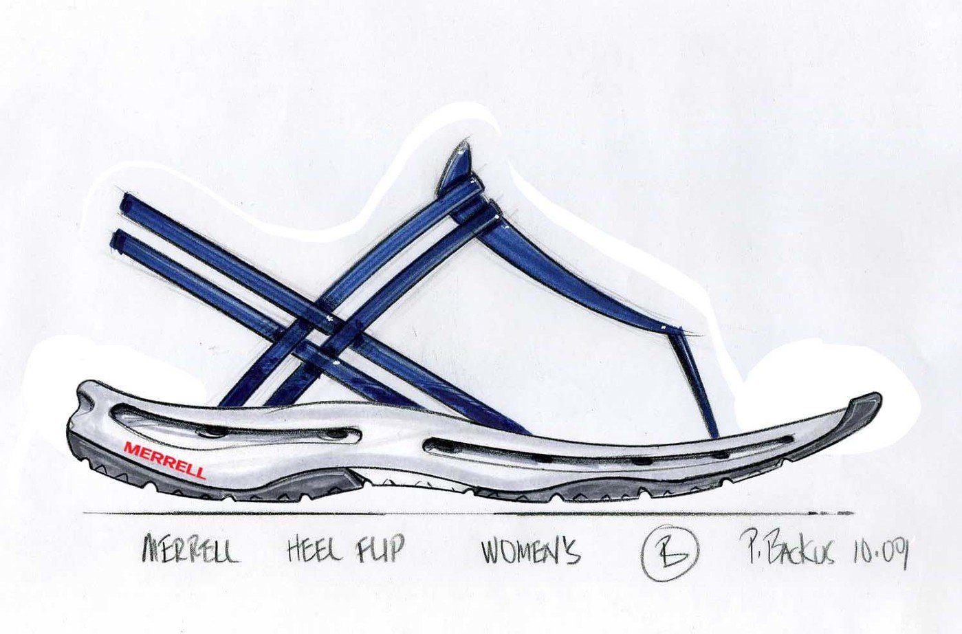 Merrell Sandal designs by Peter Backus at Coroflot.com