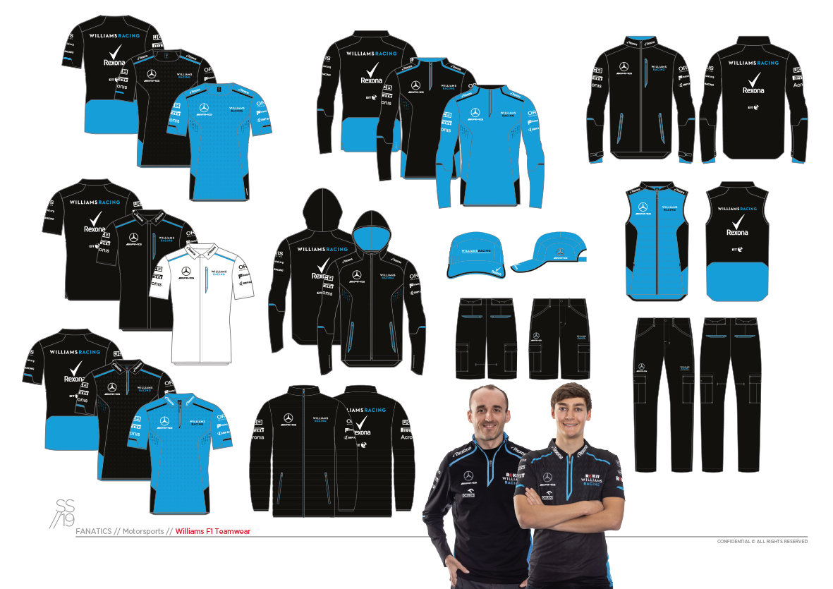 Williams F1 Teamwear // 2019 by Emre Gultekin at Coroflot.com