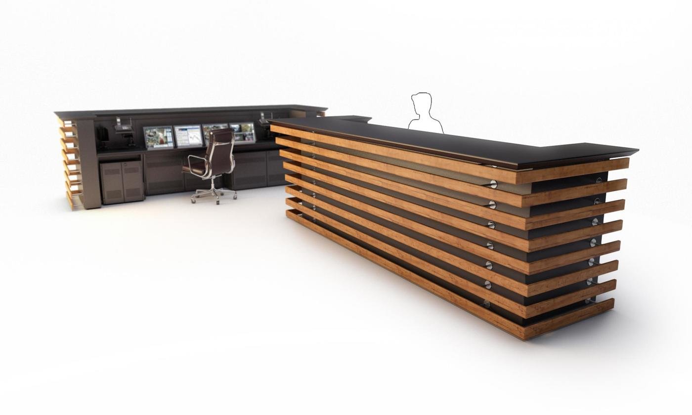 Security Desk for a Bank by Antoine Desjardins at Coroflot.com