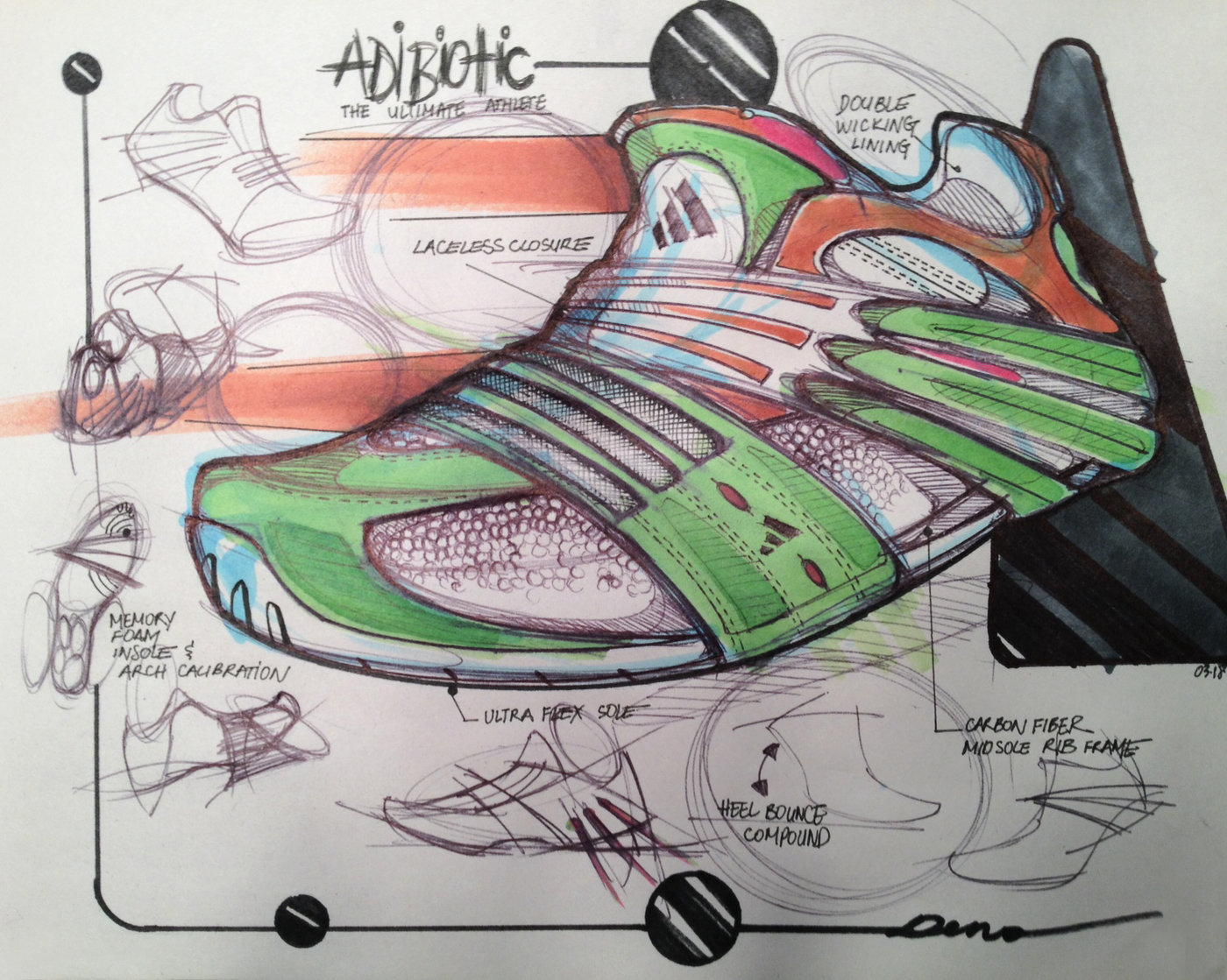 FOOTWEAR IDEATION & RAPID CONCEPTS by Delano Ellis at Coroflot.com