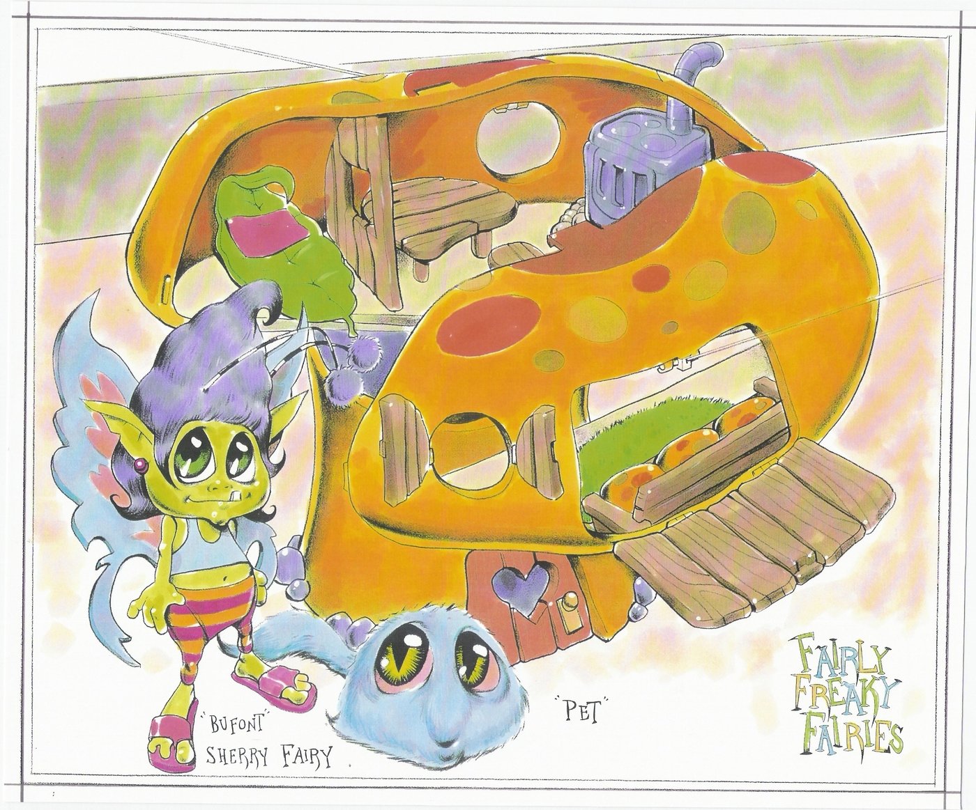 FAIRLY FREAKY FAIRIES by Bryan Stone at Coroflot.com