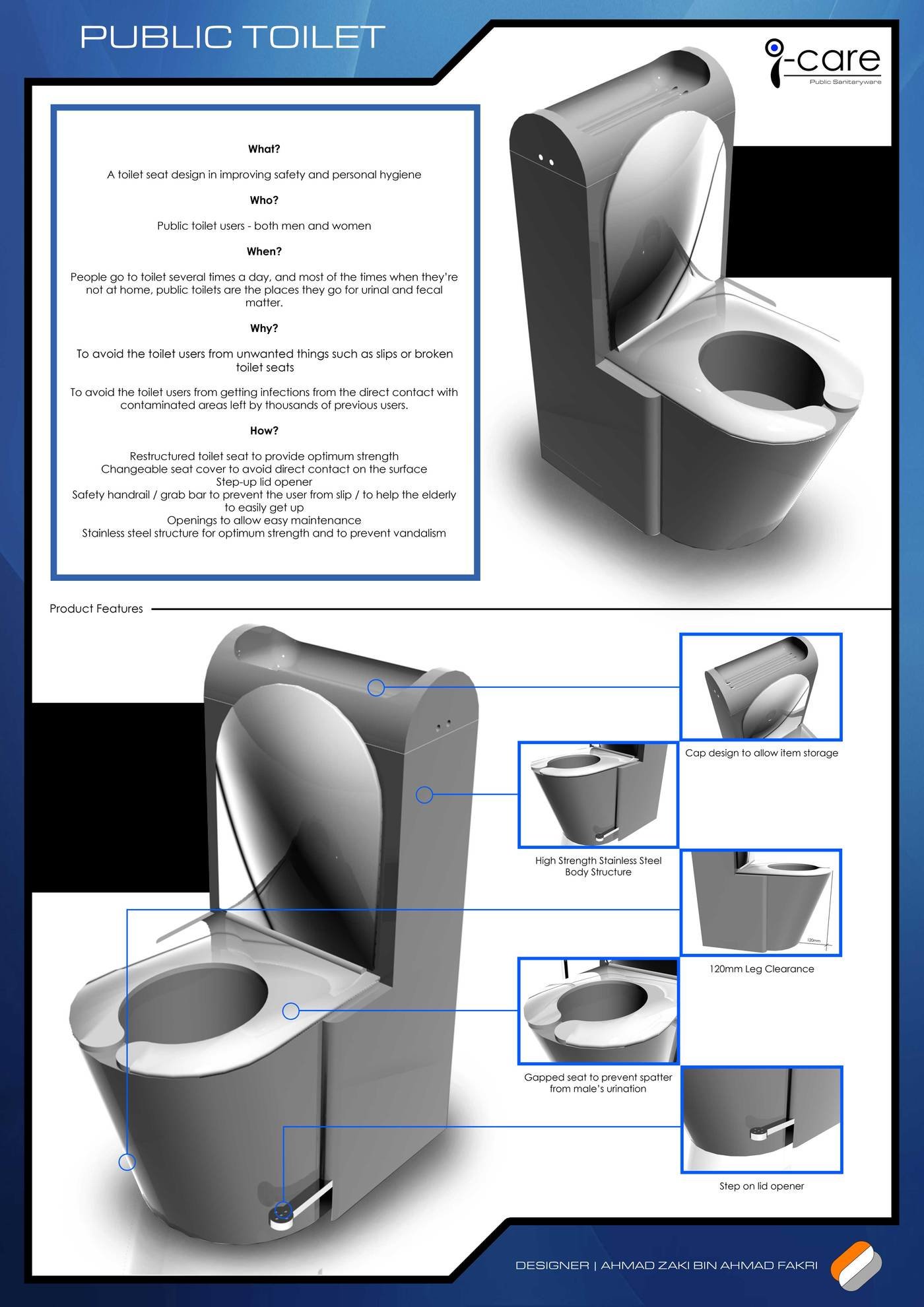 Public Toilet Design by Ahmad Zaki at Coroflot.com