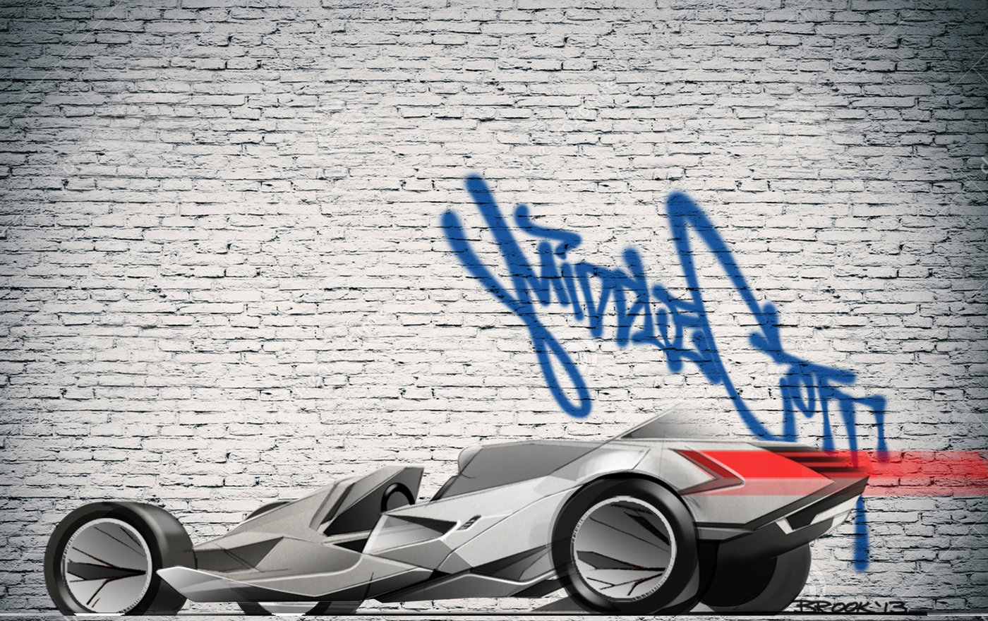 Graffiti Car Design Experiment by Brook Banham at Coroflot.com