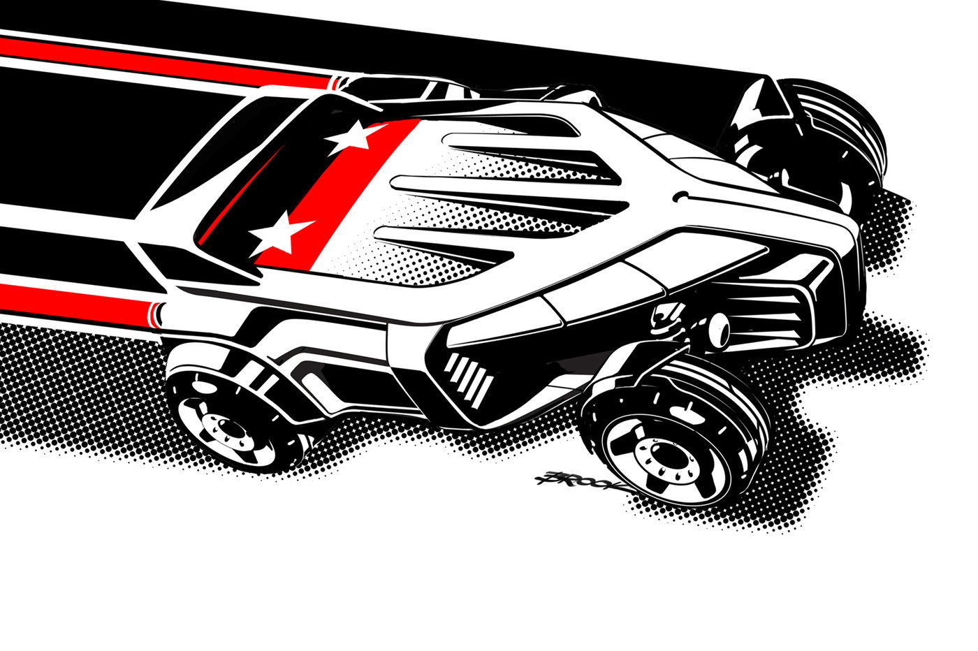 Red Hand, ID, branding and graphic design by Brook Banham at Coroflot.com