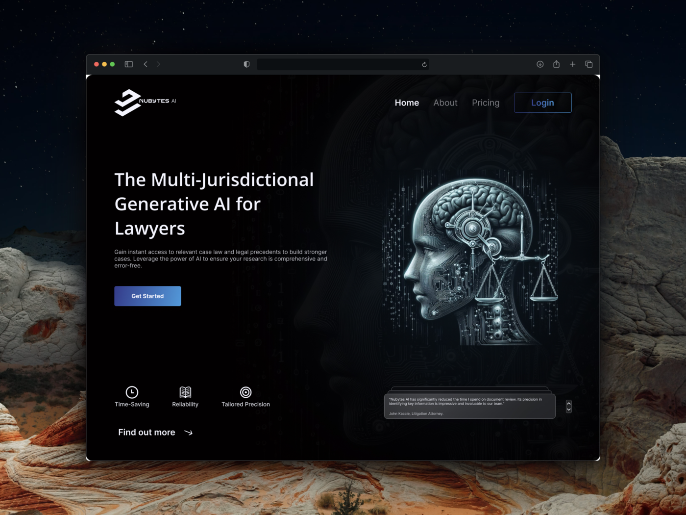 Nubytes platform for legal professionals by Salami Braimah at Coroflot.com