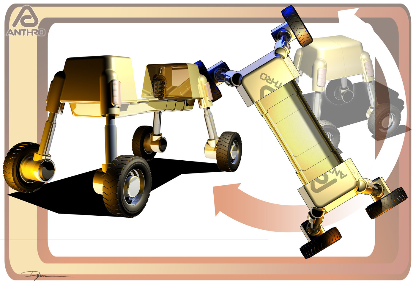 Anthro Medical Cart by Loran Dyson at Coroflot.com