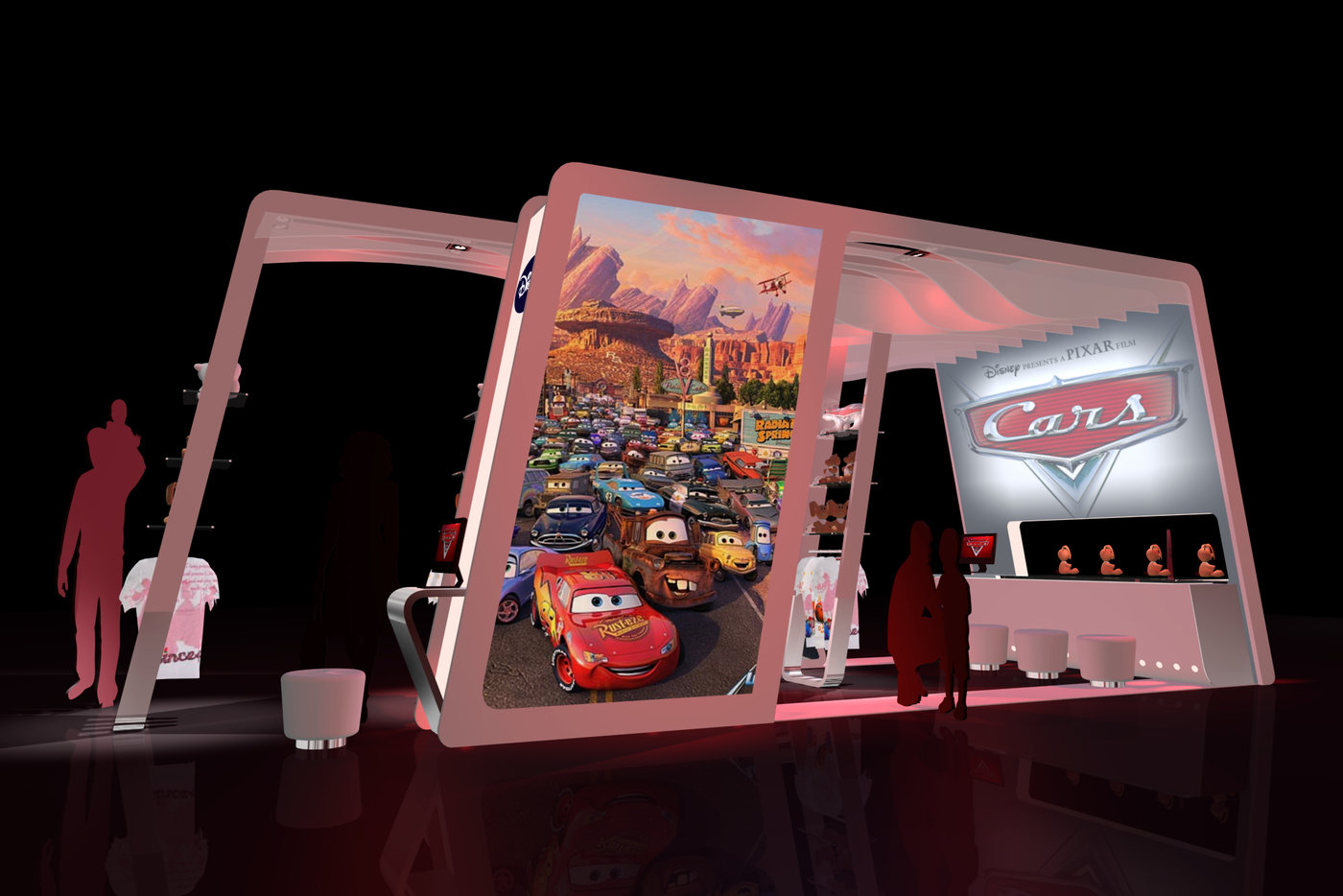 Disney - Kiosk design by Theodore Nguyen at Coroflot.com