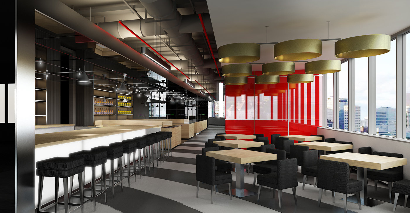 CITIBANK TOWER LOBBY & FOOD HALL by Jeffrey Ibañez at Coroflot.com