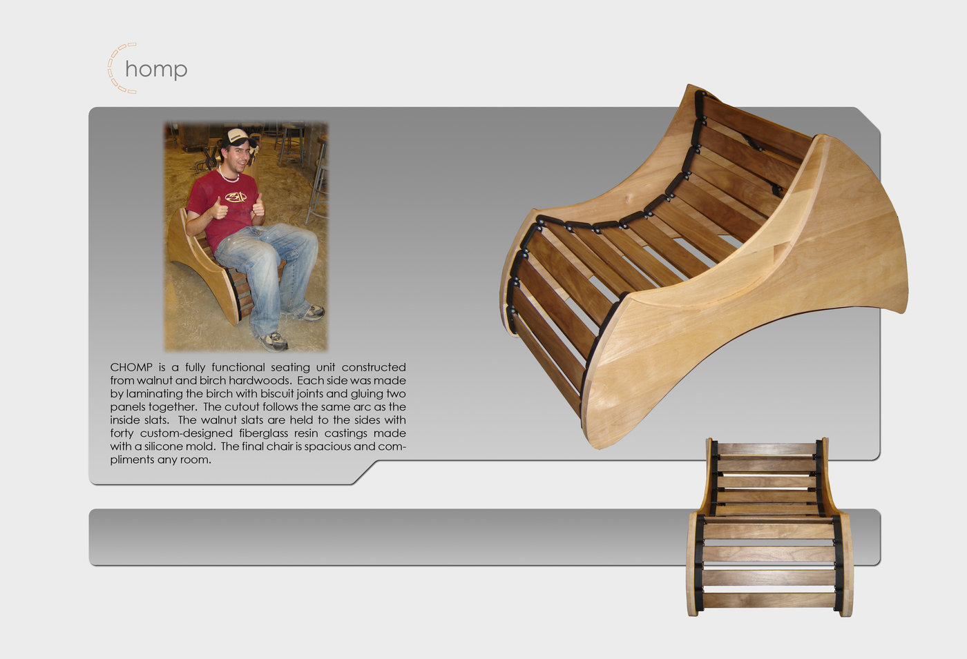 Chomp - Furniture Design by Stephen Christ at Coroflot.com