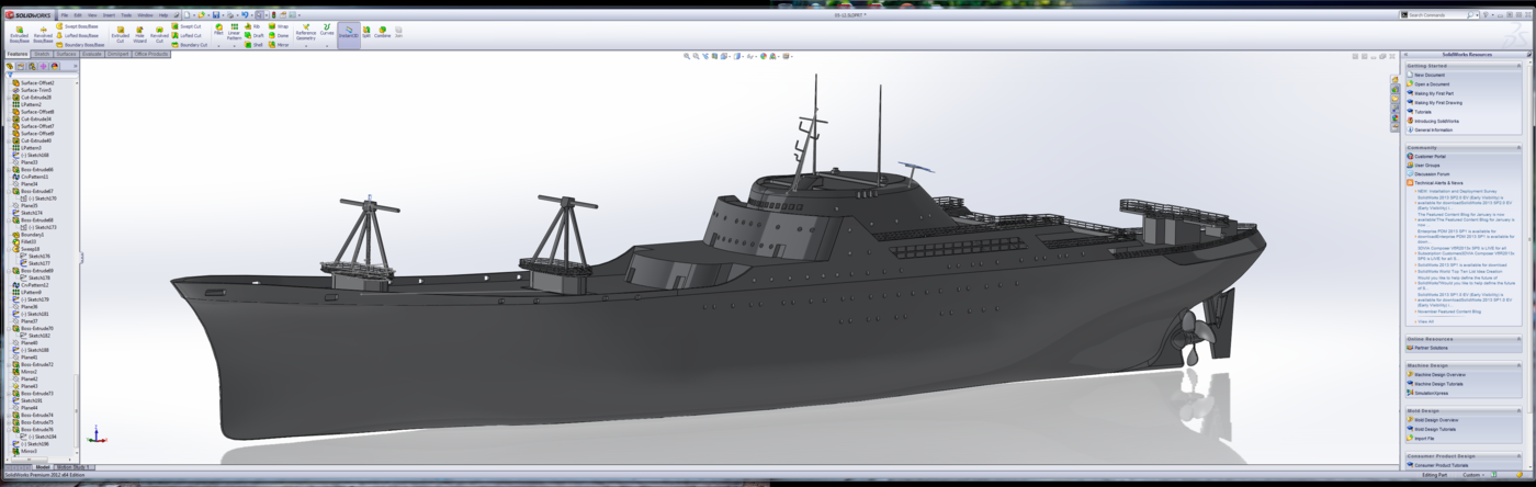 NS Savannah Model Project - The World's First Commercial Nuclear Ship ...