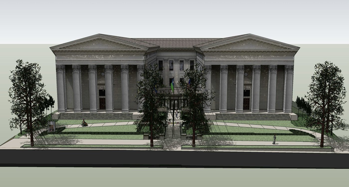 Erie County Courthouse Visualization by Jenna Fizel at Coroflot.com